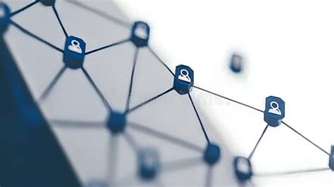 Abstract Network Connection Digital Technology And Global Communication Concept Stock