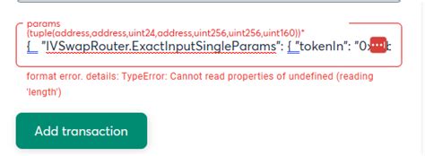 Gnosis Safe Batching Uniswap Transactions Using Transaction Builder