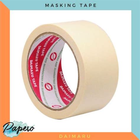 Jual Masking Tape Lakban Kertas Daimaru 2 Inch 48 Mm X 21 Meter 1 Inch 24 Mm Kota