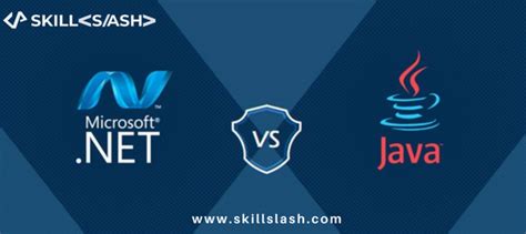 Java Vs Net Difference Between Java And Net By Srivasskill Medium