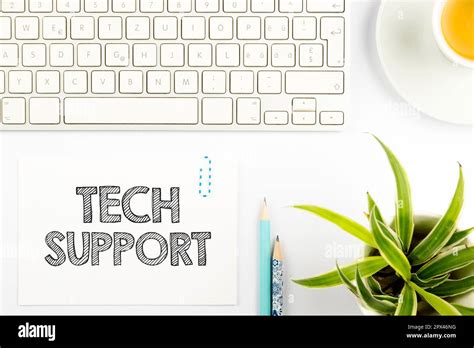 Text Caption Presenting Tech Support Business Approach Assisting Individuals Who Are Having