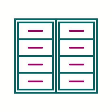 Beautiful Locker Vector Line Icon 16964688 Vector Art At Vecteezy