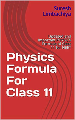 Physics Formulas Grade 11