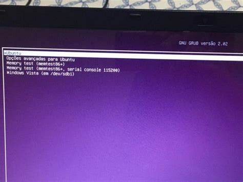 gnu grub versão Fica aparecendo no boot O que fazer Iniciantes Diolinux Plus