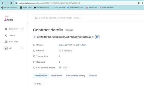 Taiko Deploy Contract Bulb
