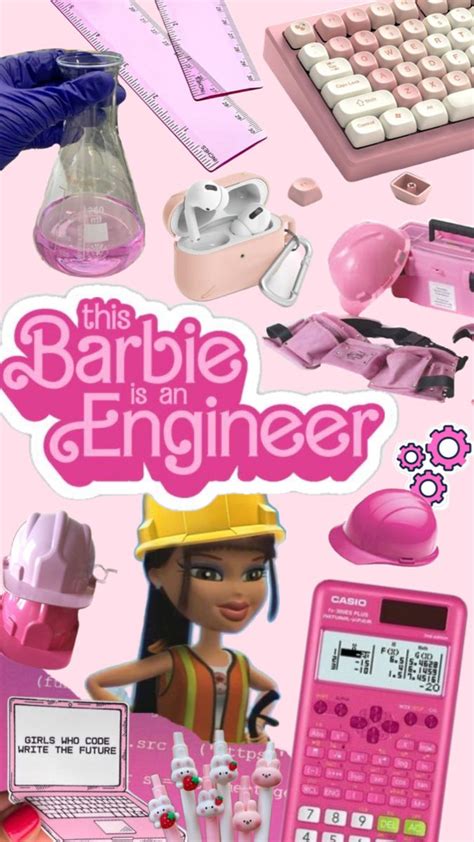 Girl Boss Engineering In 2025 Iphone Wallpaper Girly Barbie Fashion Sketches Barbie