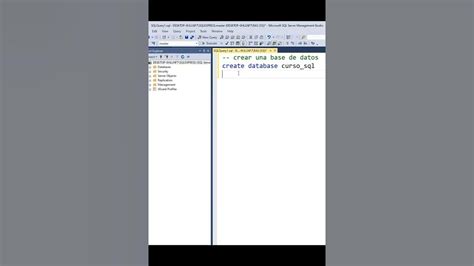 Crear Una Base De Datos Mediante Comandos En Sql Server Windows