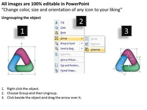 Circular Triangle PowerPoint Presentation Template