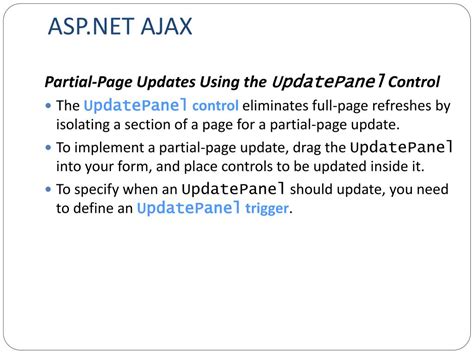 PPT ASP NET AJAX PowerPoint Presentation Free Download ID 3830718
