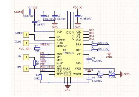 Tmc2225 Stepper Motor Driver 256 Microsteps Uart