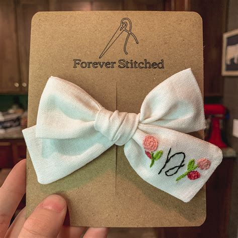 Floral Initial Bow Pelavida Shop For Life