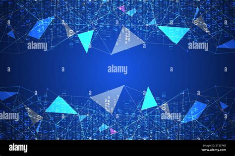 Technology Background Big Data Concept Binary Computer Code Vector