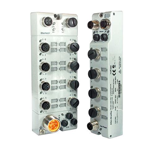 Allen Bradley 1732e 8cfgm8r Armorblock I O Dual Port Ethernet Ip Module