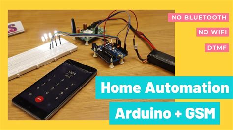 Gsm Based Home Automation System Using Arduino Prototype By Creative Nks 2021 Youtube