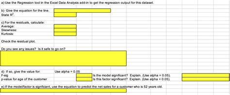 solved using data set i provided below please answer
