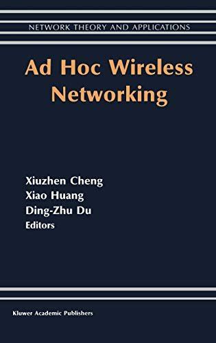 Ad Hoc Wireless Networking Softarchive
