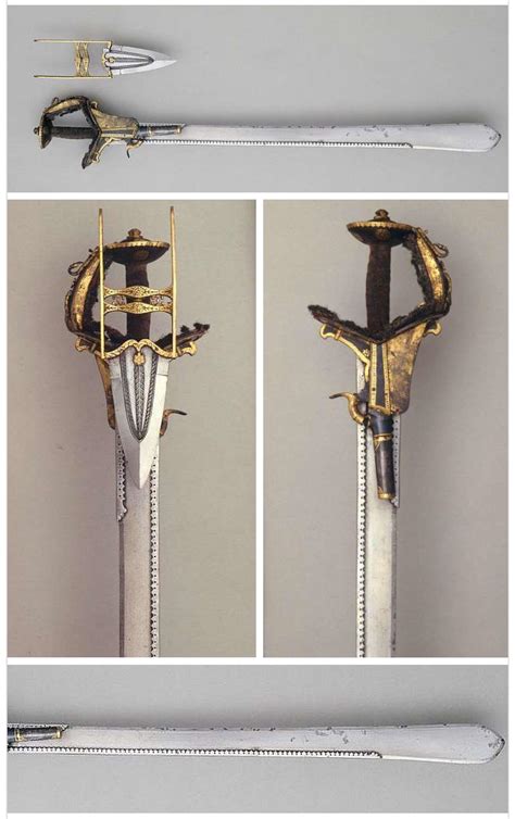 A Mid 19th Century Indian Combination Weapon A Khanda Sword A Katar