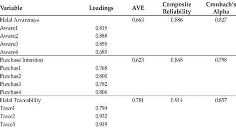 the result of validity and reliability testing customer continued