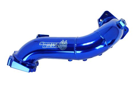 Sd Intrpipe Lml Hot Ie Sinister Diesel Intake Bridge And Hot Side Intercooler Pipe Kit Gm