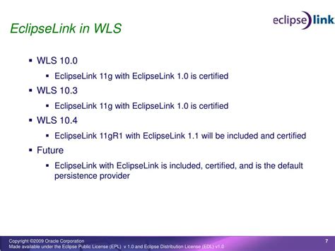Ppt Eclipselink Jpa Black Belt Training Oracle Db Powerpoint
