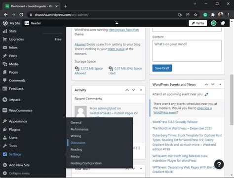 How To Approve Comments Automatically In Wordpress Geeksforgeeks