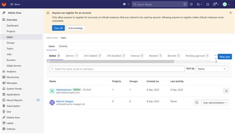 How To Setup A Self Hosted Dockerized Gitlab Marvin Haagens Tech Blog