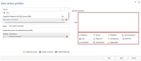 How To Use Custom Command Alert Actions In ApexSQL Monitor