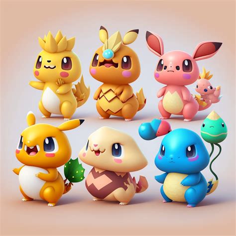 Pokemon Character Ai Behance