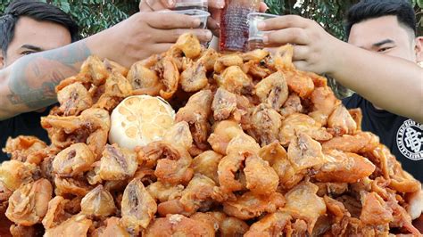 Outdoor Cooking 7kg Pwet Ng Manok Crispy Pwet Ng Manok Mukbang
