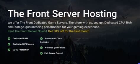 8 Best The Front Server Hosting For Smooth Gameplay