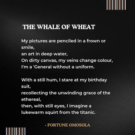 The Whale Of Wheat Poem Jollof Mash