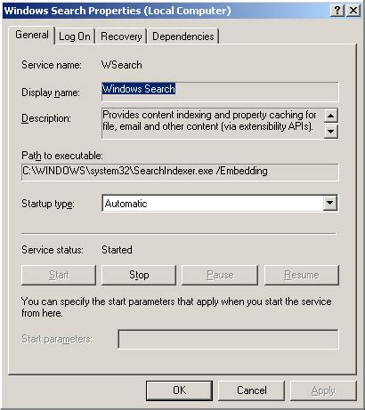 Windows Microsoft Outlook Not Indexing Safasins