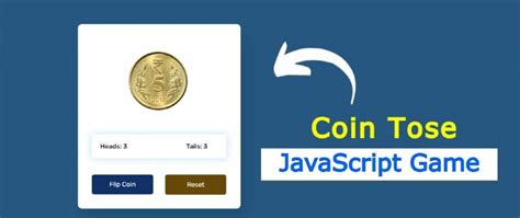 Coin Toss Game Using Javascript And Css Dev Community
