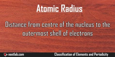 Atomic Radius NEETLab