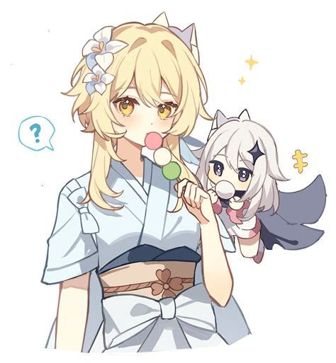 24 Lumine And Paimon Cause Theyre The Best Duo Ideas In 2025 Best Duos Anime Fan Art