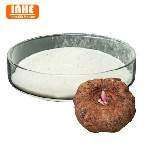 China Natural Konjac Root Glucomannan Powder Manufacturers Suppliers