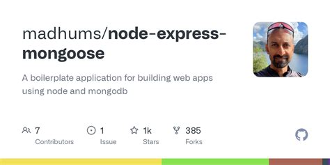 GitHub Madhums Node Express Mongoose A Boilerplate Application For Building Web Apps Using