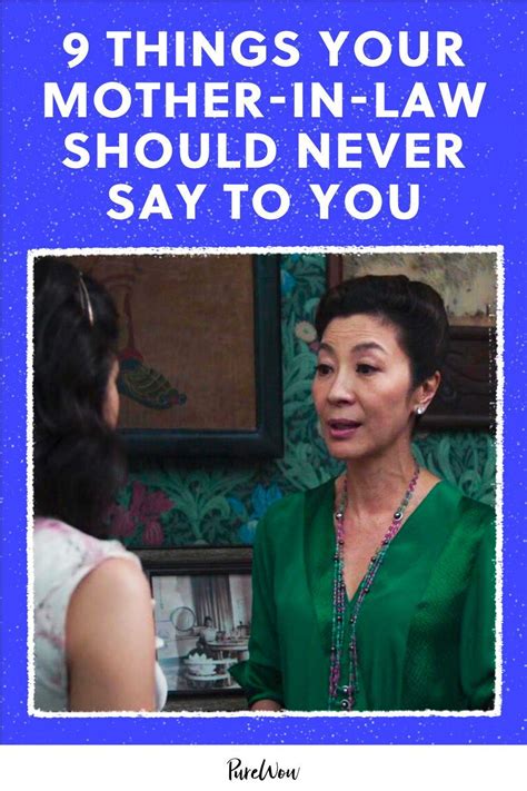 9 Things Your Mother In Law Should Never Say To You Mother In Law