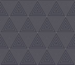 Geometric Triangular Grid Outline Seamless Vector Image