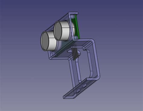 Download Free Stl File Ultrasonic Sensor Support For Robots • 3d Printing Design ・ Cults