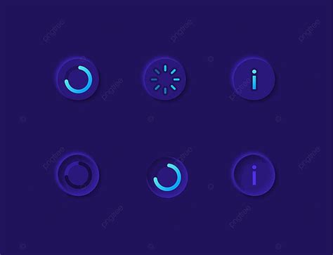 Loading Ui Elements Kit Website Navigation Data Vector Website