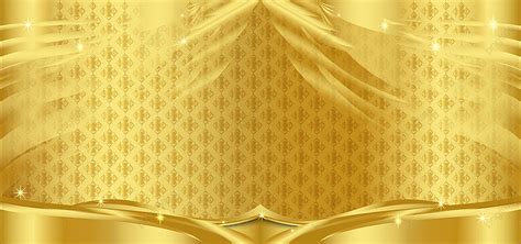 Abstract Gradient Golden Background Retro Thai Patterns And Curtains Designed For Important