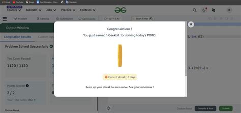 rishi verma on linkedin day2 geeksforgeeks potd problemsolving