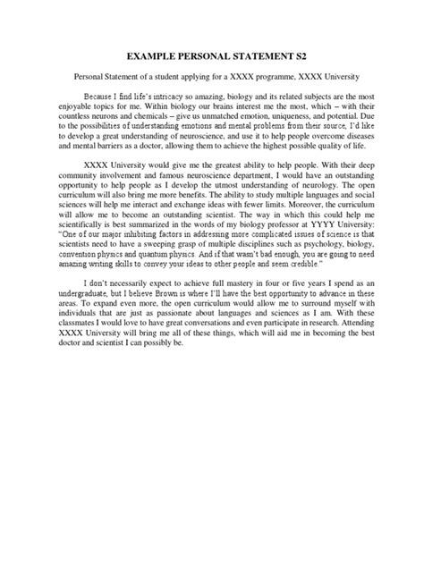 example 2 personal statement s2 pdf