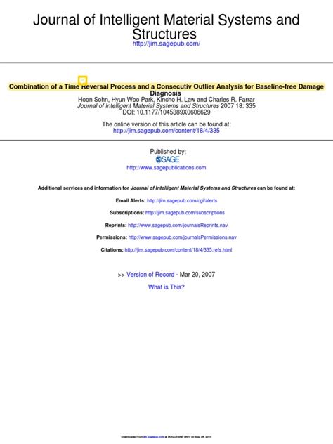 sohn hoon et al 2007 combination of a time reversal process and a