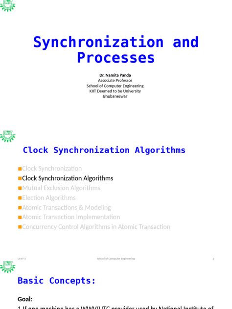 L14 Syncronization Algorithm Namita Pdf Operating System Technology Concurrency