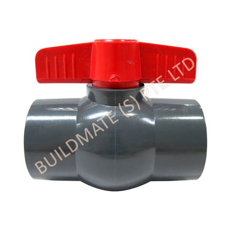 Grey Pvc Socket End Ball Valve Buildmate