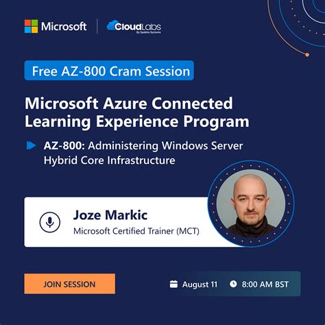 Microsoft Azure Connected Learning Program Az 800 Microsoft Azure