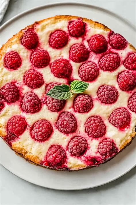Healthy Raspberry Cake