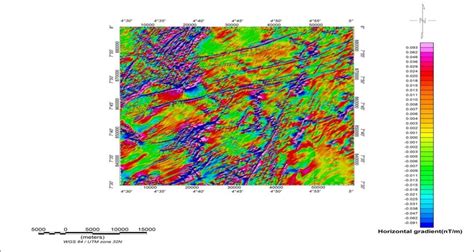 Horizontal Derivative Map Of The Rte Field Download Scientific Diagram